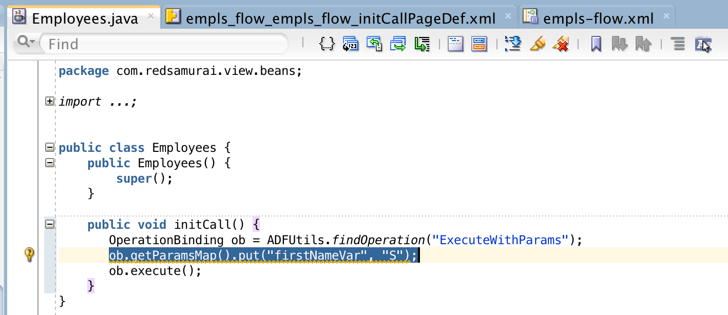 Andrej Baranovskij Blog: Avoid Blind SQL Call from ADF Task Flow Method