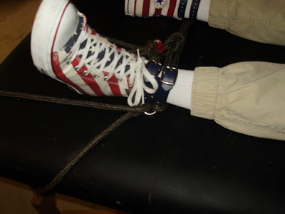 Asicswrestone: BONDAGE IN HIGH TOP CONVERSE STARS AND BARS - PART II