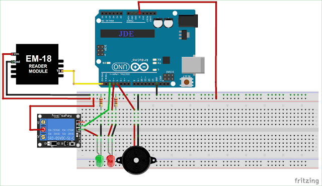 RFID Light Controlling System | Arduino Uno Interfacing With RFID ...