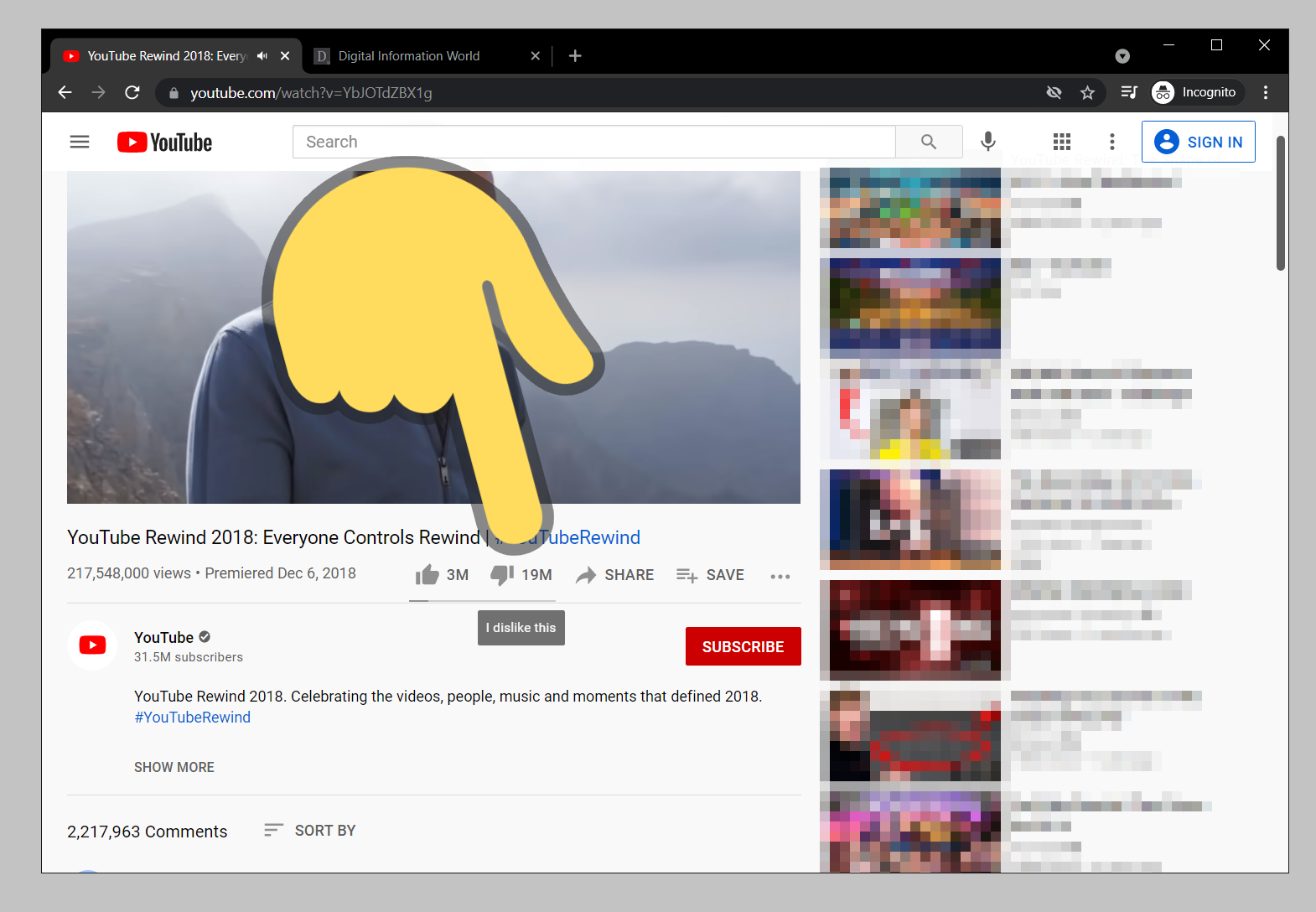 YouTube Is Removing The Dislike Counts From Videos (On The Web)