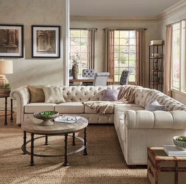 L shaped Living And Dining Room Layout Arranging Placement Arrange l-shaped-living-and-dining-room-layout-arranging-placement-arrange