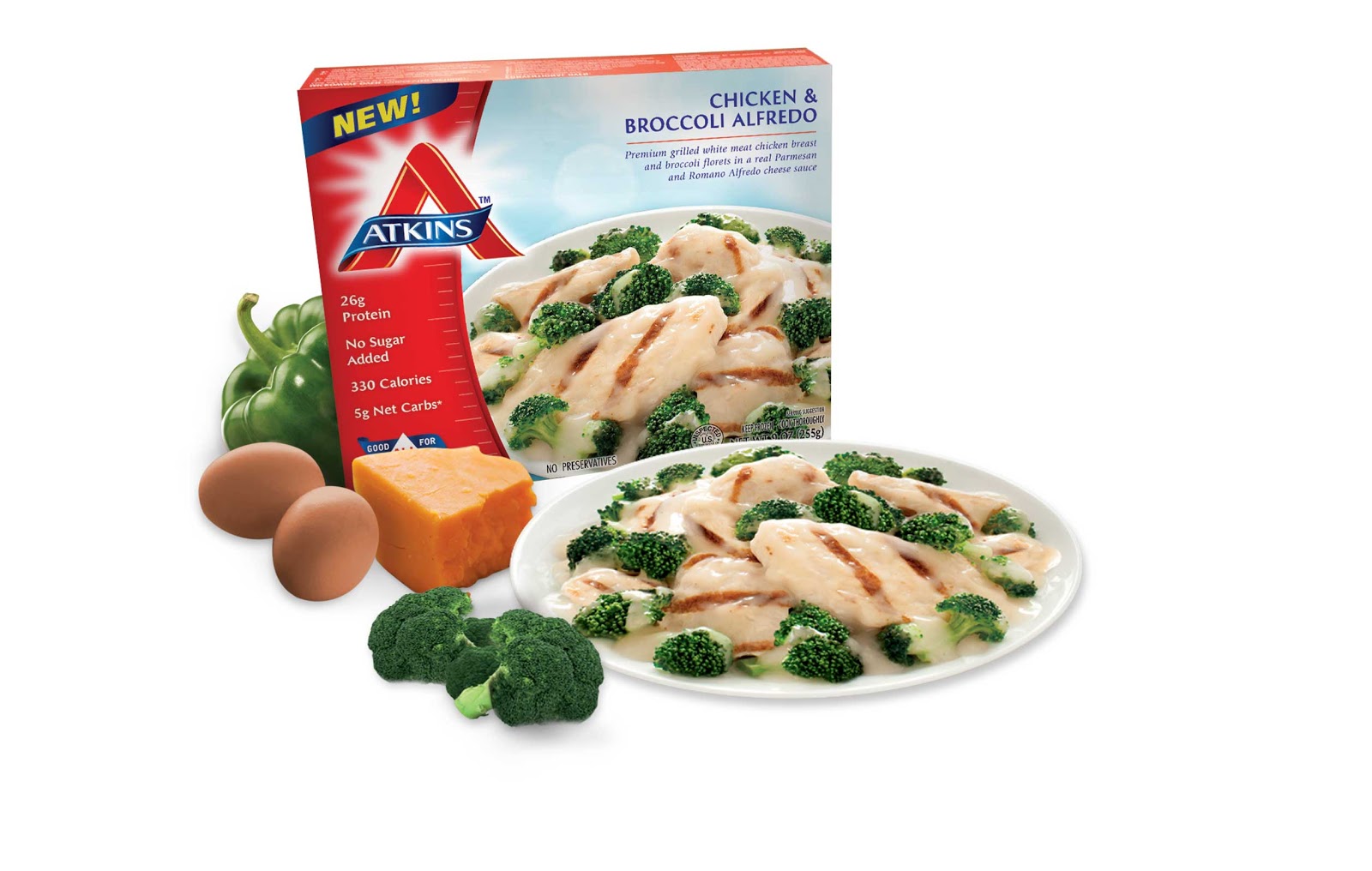 Kippers Workout: Atkins Meal Chicken Broccoli Alfredo