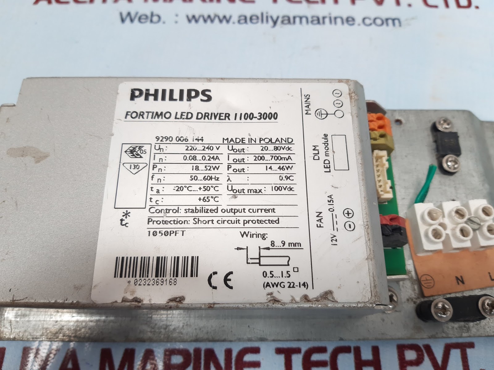 PHILIPS FORTIMO LED DRIVER 1100-3000 - Aeliya Marine