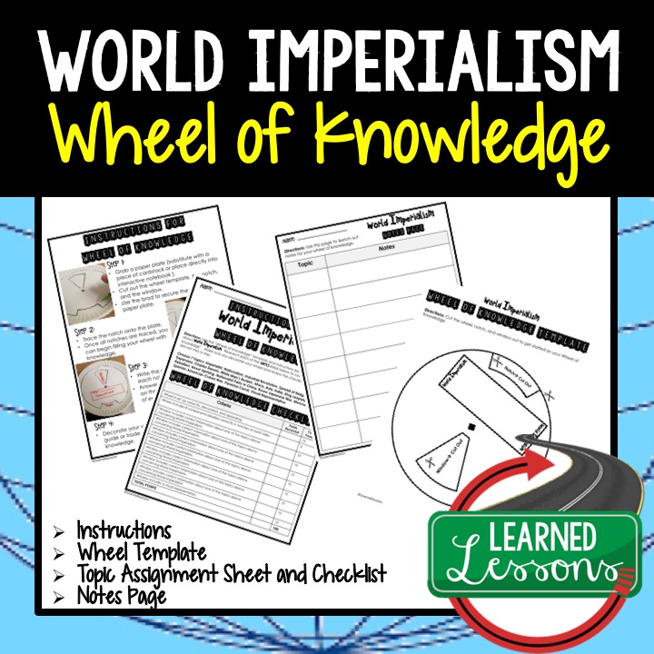 American History Activity BUNDLE, Wheel of Knowledge, Interactive ...