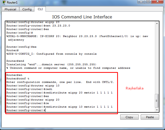 Konfigurasi Eigrp Dynamic Routing Dengan Redistribute Coredata