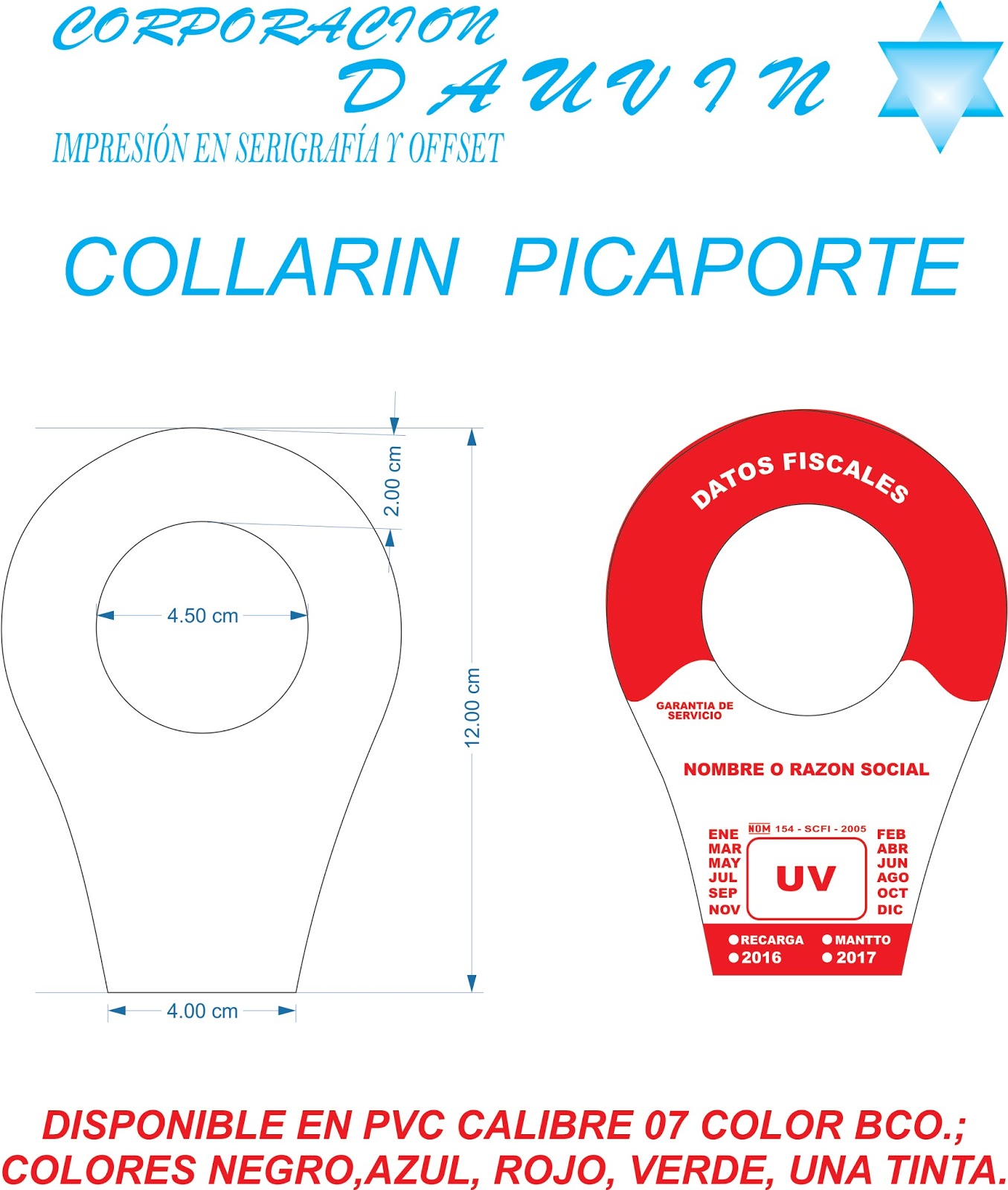 CORPORACIÓN DAUVIN : COLLARINES