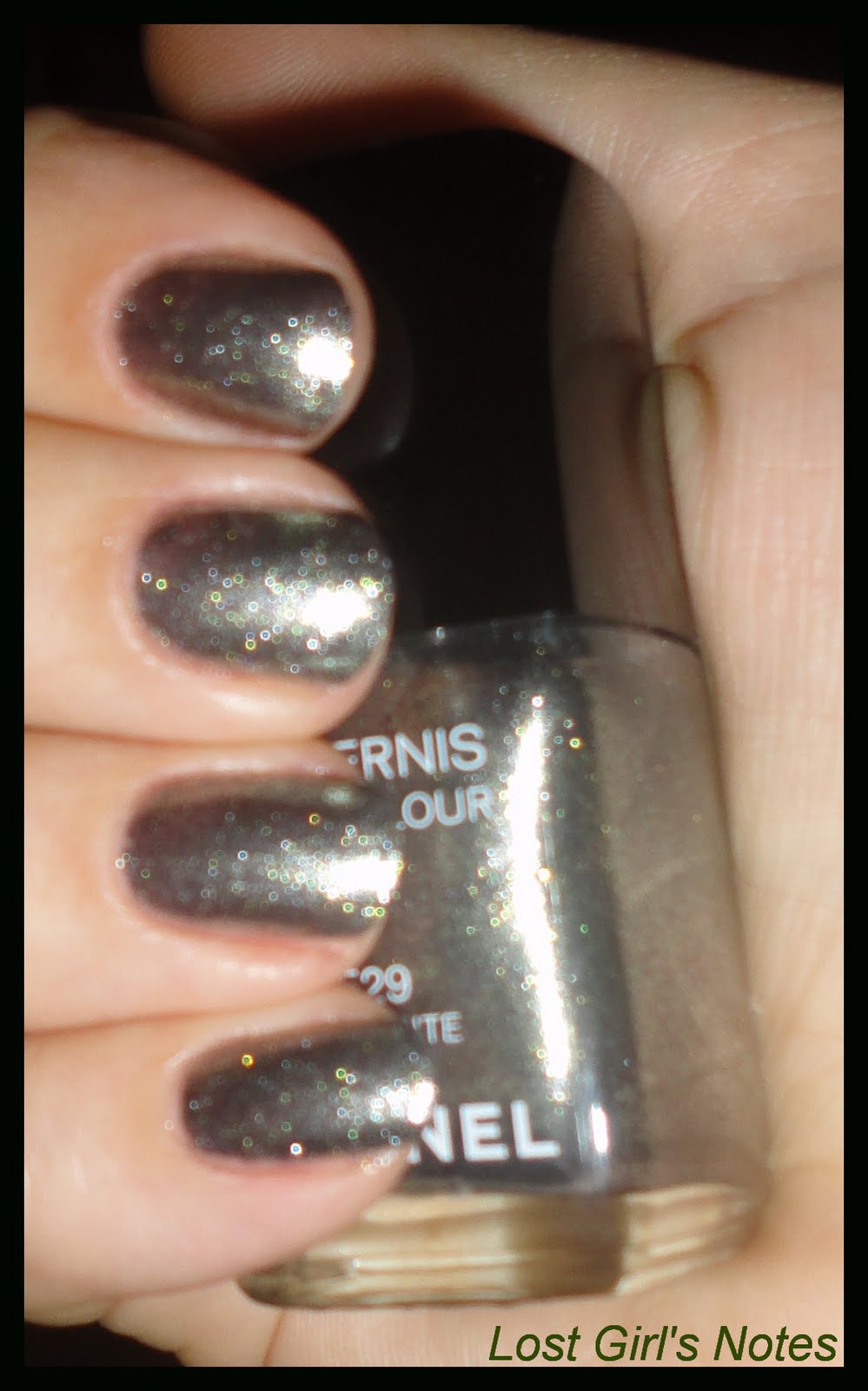 Chanel Graphite Swatches and Review ~ Lost Girl's Notes