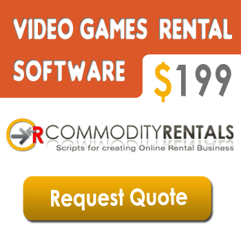 Online Video Game Rental Software