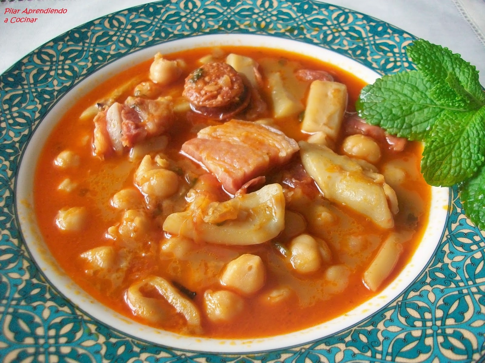 Aprendiendo a Cocinar: RECETA DE MI ABUELA PILAR - MENUDO DE CHOCOS