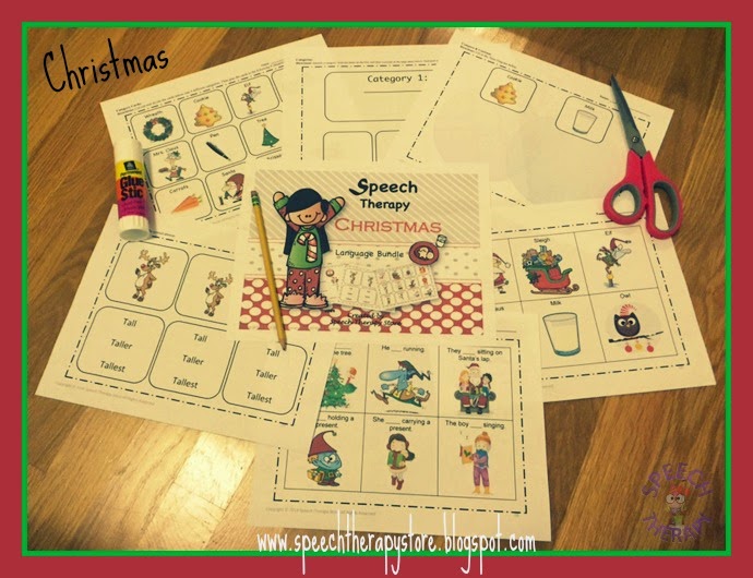Speech Therapy: Stuff Your Stockings :)
