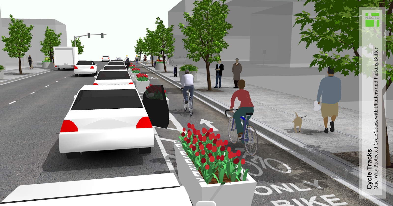 Bike Walk Lincoln Park: Bike lanes: Shared, conventional, buffered and ...