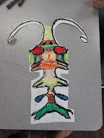 Adventures in Third Grade: Friday Art: Cursive Insects