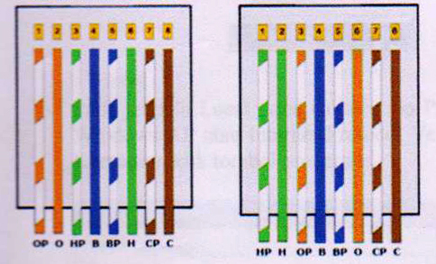 THE COMPUTER WORLD: HOW TO INSTALL THE CABLE UTP STRAIGHT TYPE AND CROSS