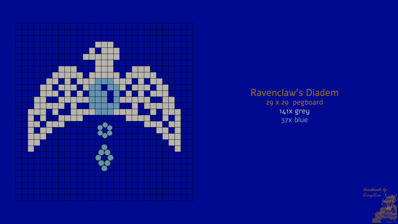 Handmade by Lissy Lou: Ravenclaw Diadem #3 +pattern