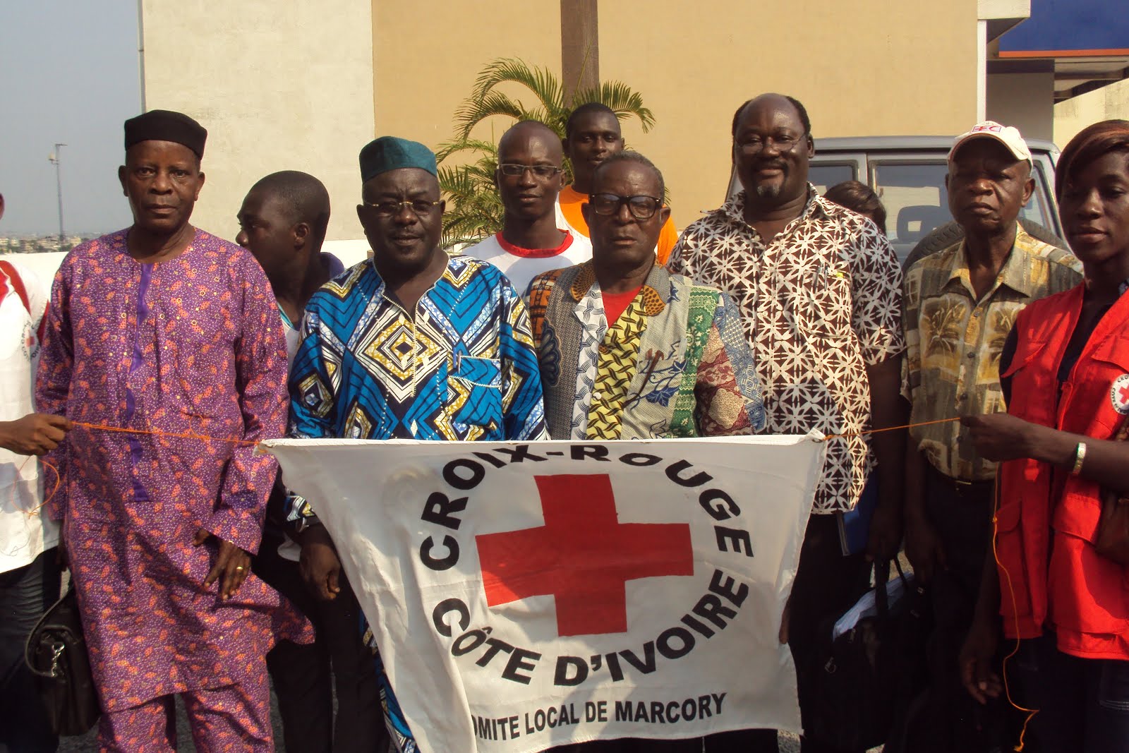 Croix-Rouge de Cocody: Visite du Président de la Fédération ...