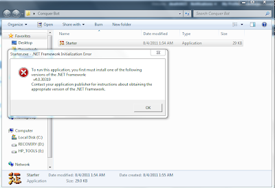 computernews: .NET Framework Error