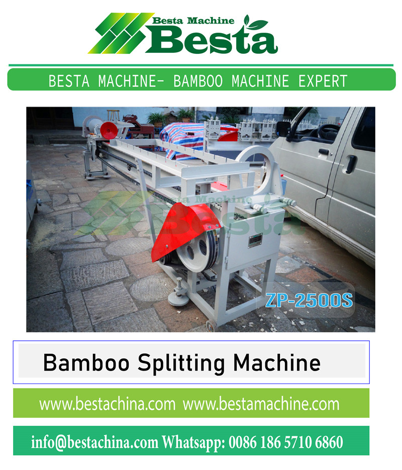BAMBOO PROCESSING MACHINE: BAMBOO SPLITTING MACHINE