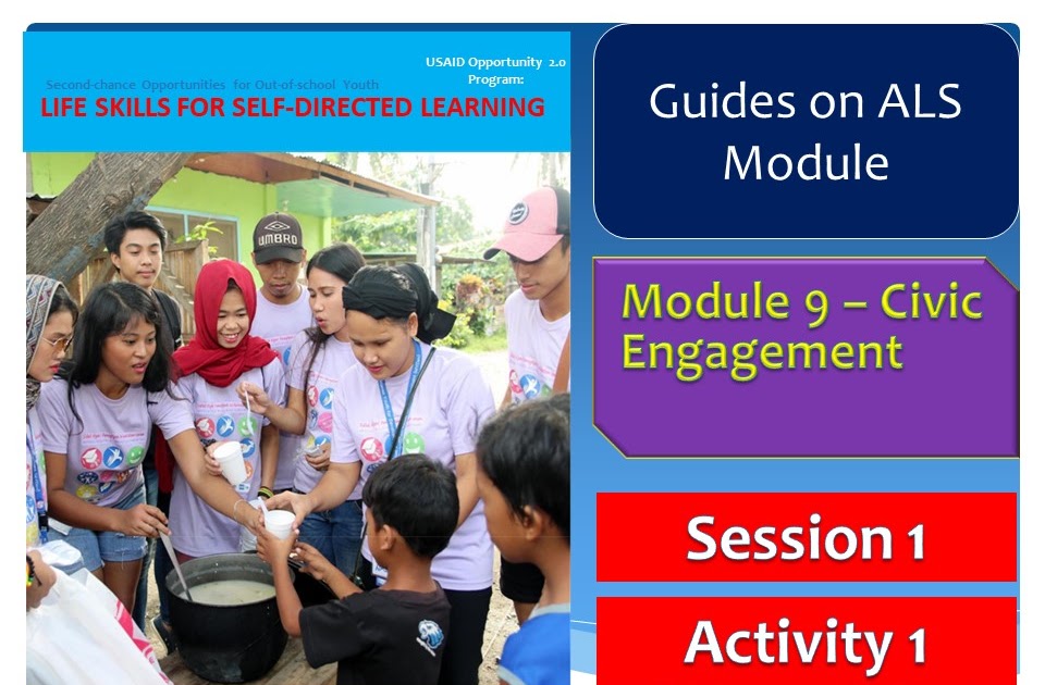 Alternative Learning System: ALS Module 9 - Civic Engagement - Activity ...