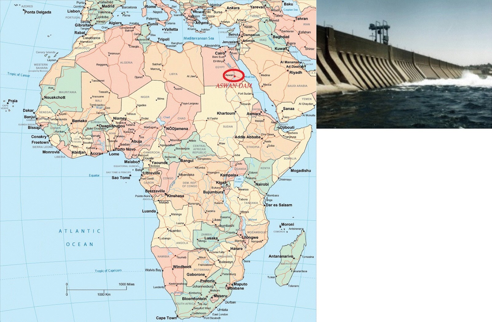 Aswan Dam Neafrica