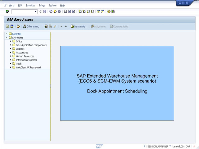 青蛙SAP分享 Froggy's SAP sharing: SCM-EWM - Dock Appointment Scheduling