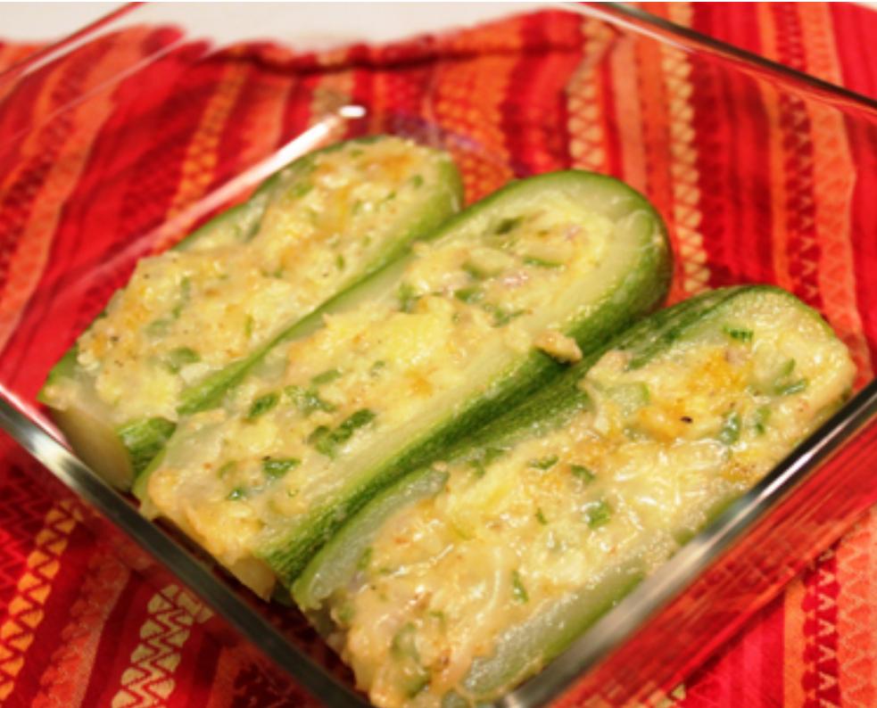 Cómo preparar Calabacitas rellenas de queso?