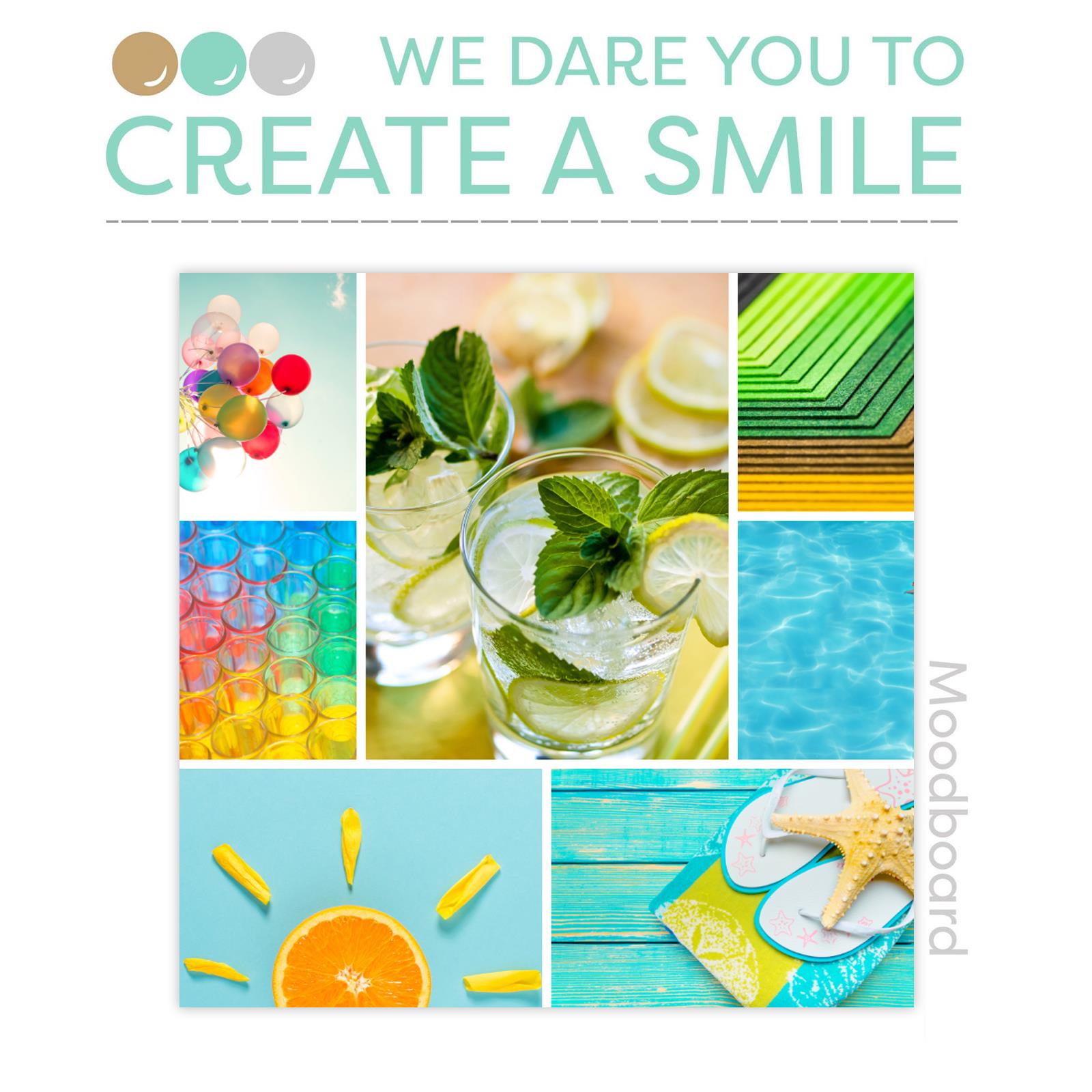 Create a smile: We dare you to create a smile : Mood board