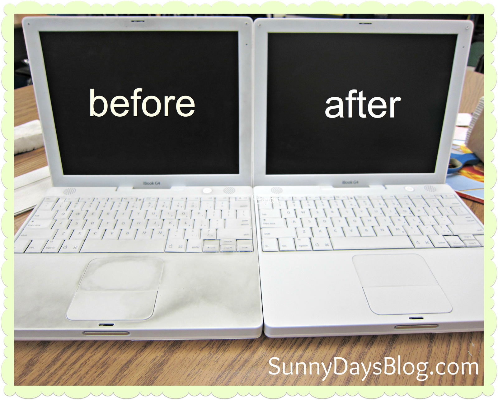 Computer Clean-up - Sunny Days in Second Grade