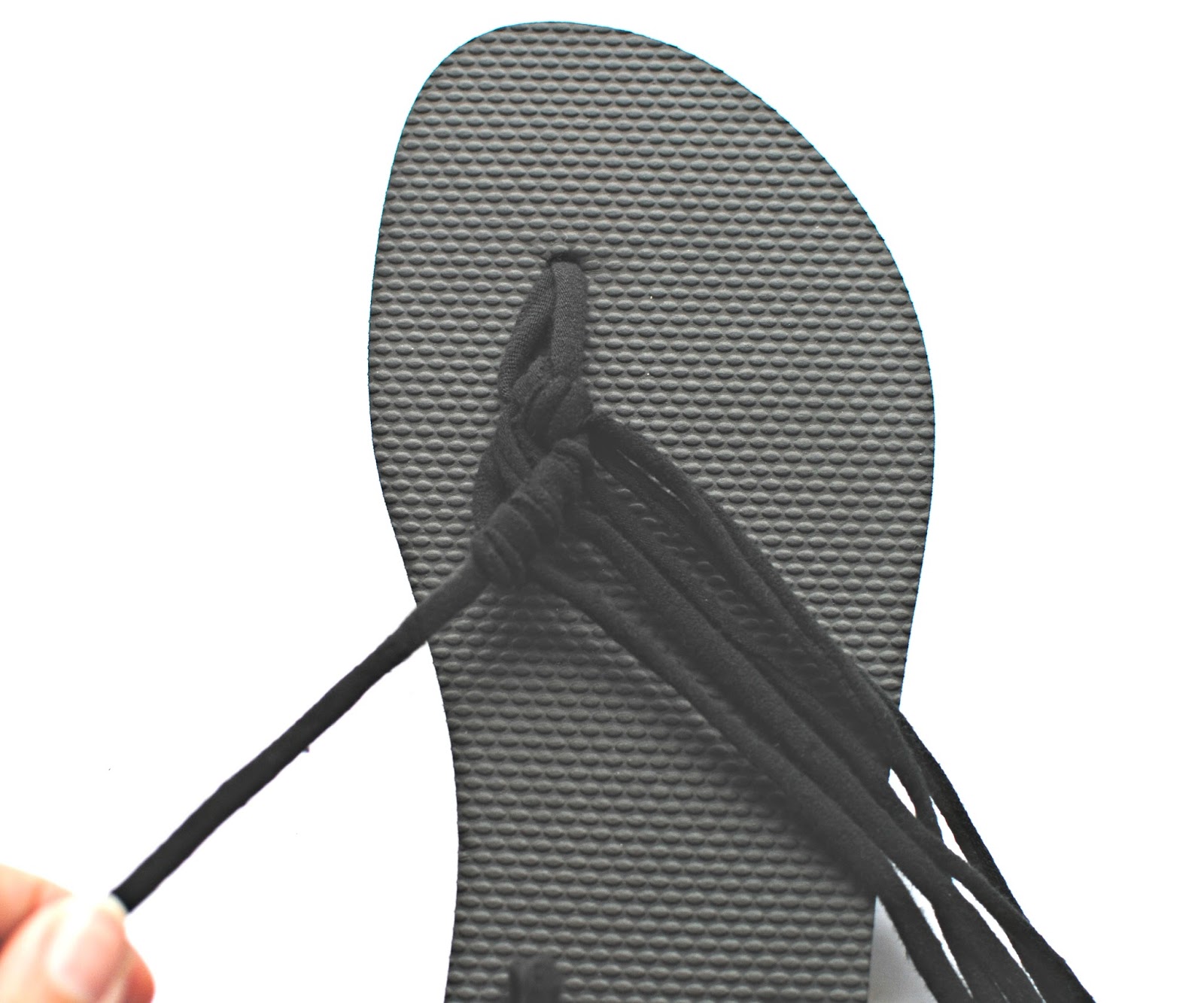 DIY Macrame Gladiator Sandal | Trash To Couture | Bloglovin’