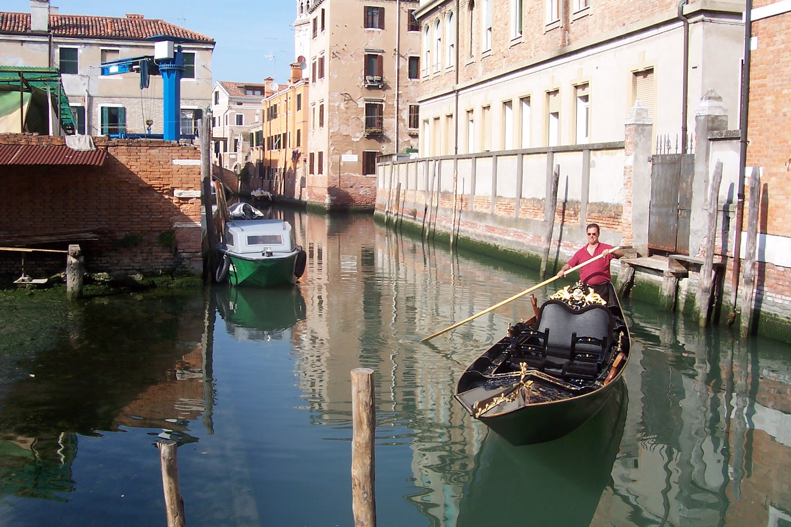 The Gondola Blog: Carved Boat in Canada