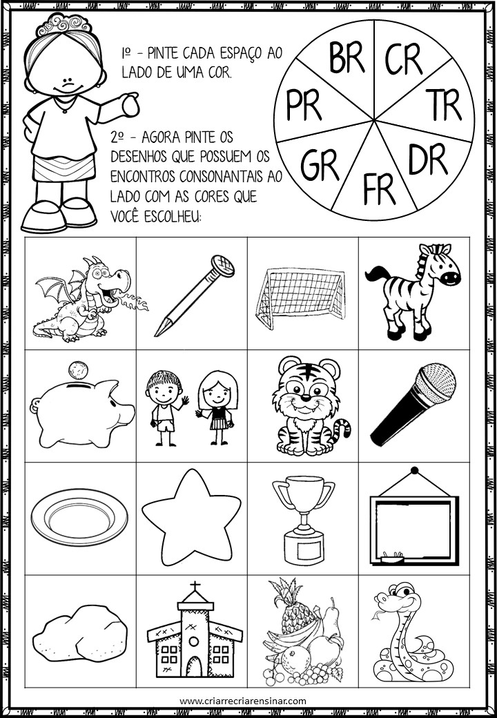 ALFABETIZAÇÃO: ENCONTRO CONSONANTAL (L/R)