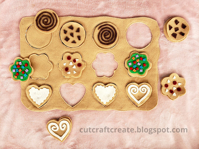 Cut, Craft, Create: DIY Felt Cookie Decorating Set