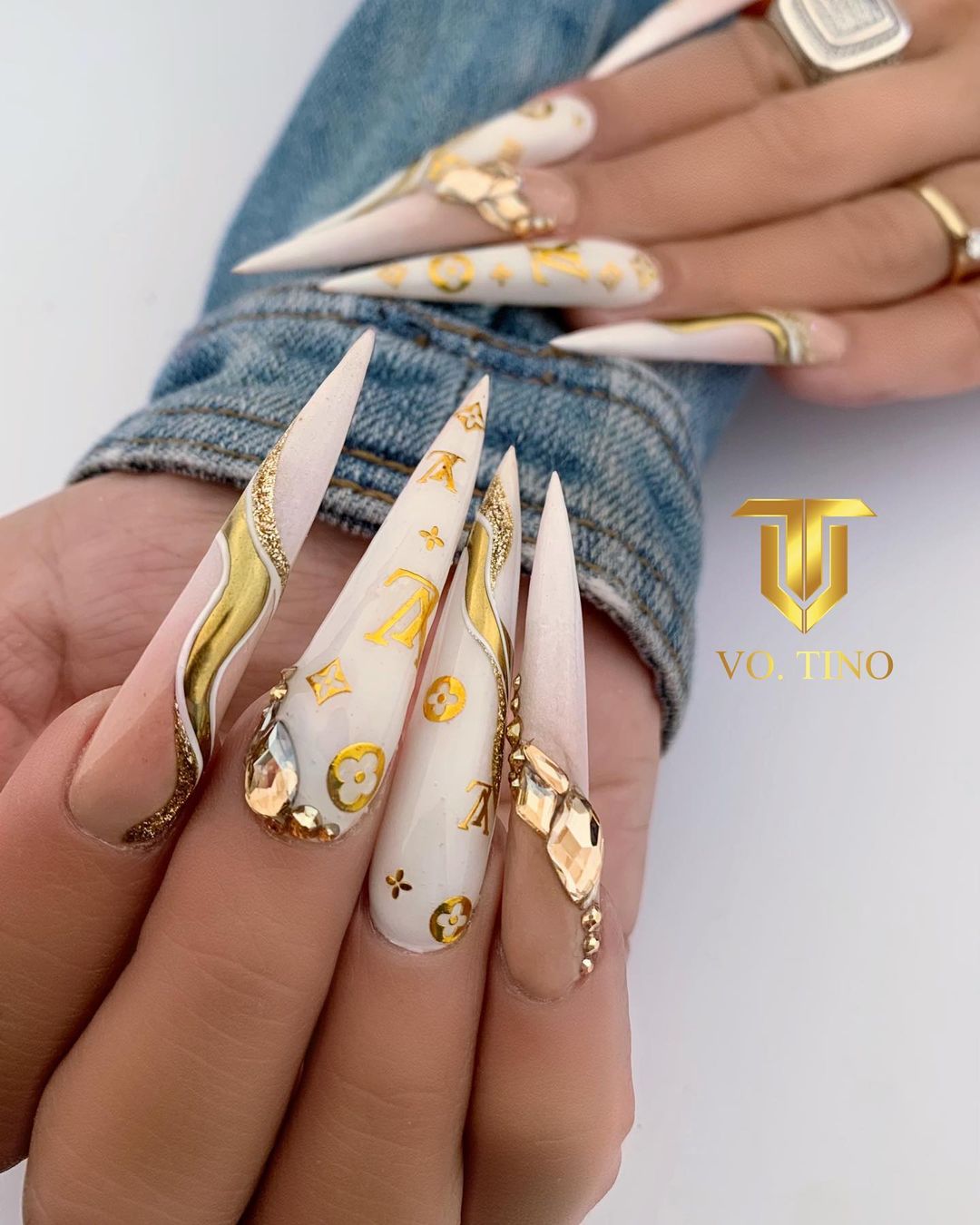 Exclusive luxury nail art designs by Vo.tino - Melody Jacob