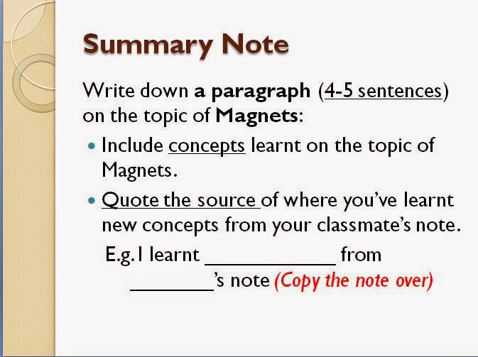 Class 3A 2014: KF (summary and reflection) and Seed Germination