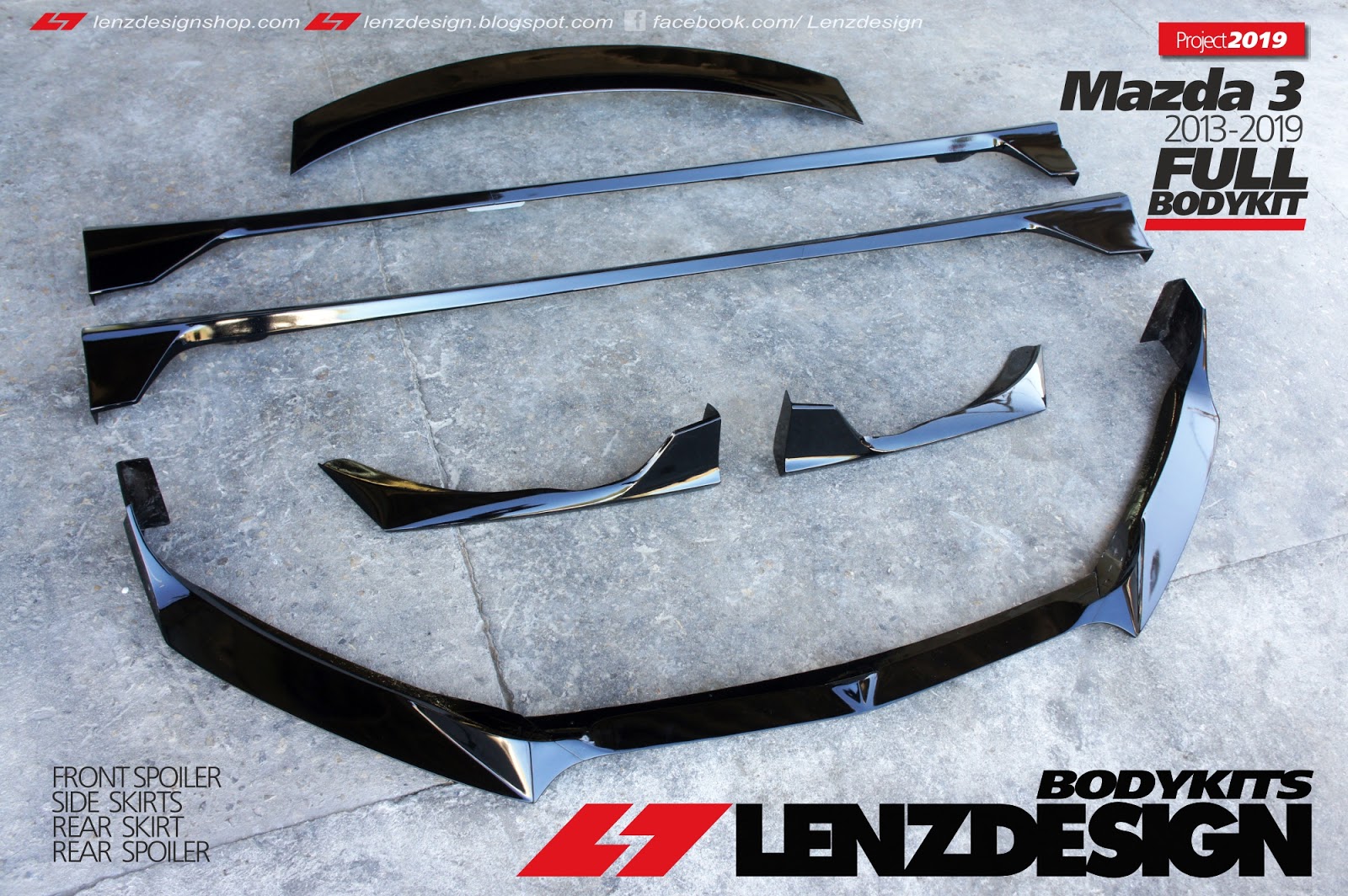 Mazda 3 BM Lenzdesign Bodykit 2013-2018