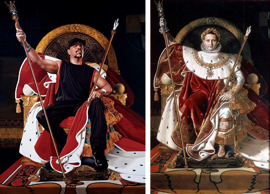 Cam's Cadi Blog: Kehinde Wiley and Inter-textuality