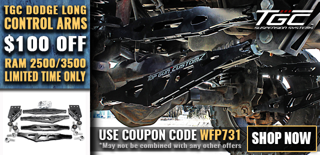 Shop Talk - Top Gun Customz: TGC Dodge Long Control Arms on Sale Now ...