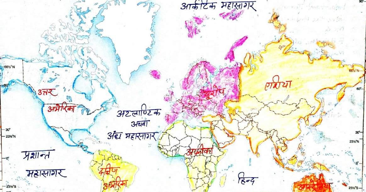 10th Social Science Map Work