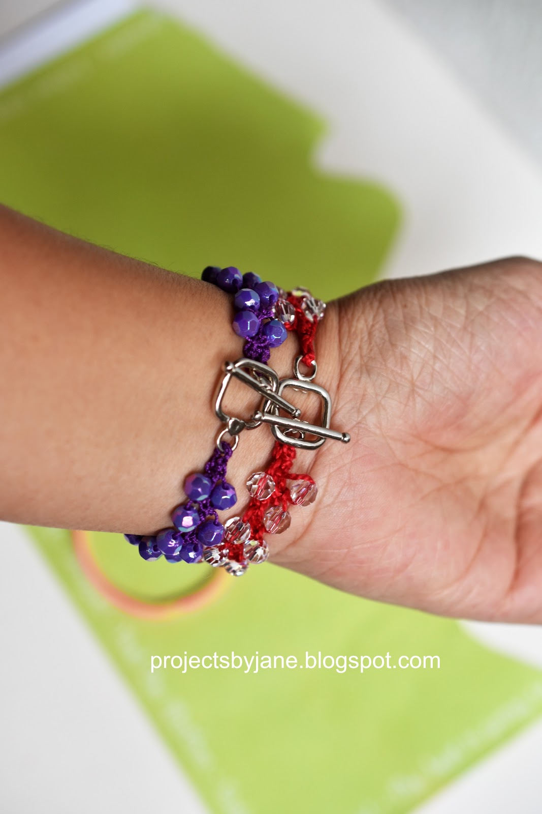 Bead Crochet Bracelets | Projects by Jane