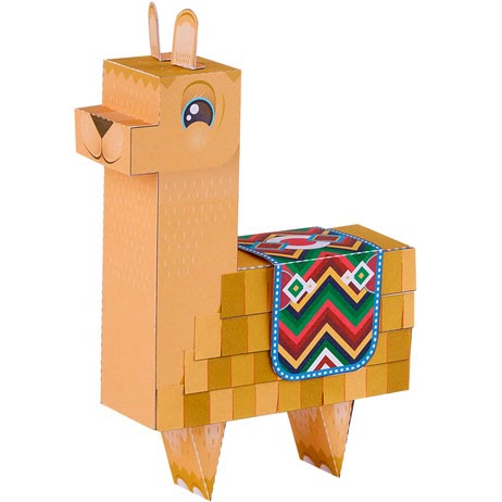 Llama Paper Toy | Paperized Crafts