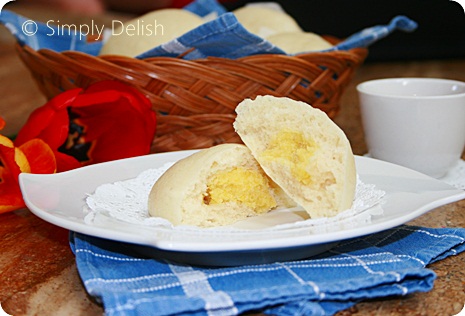 Sweet Chinese Steamed Bun | Simply Delish...