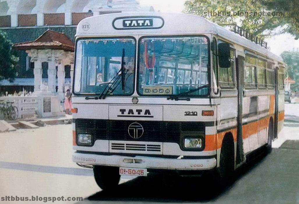 SLTB buses - ශ්‍රී ලංගම බස්: Ruby bodied TATA LP 1210/52 bus from PTS Kalutara depot