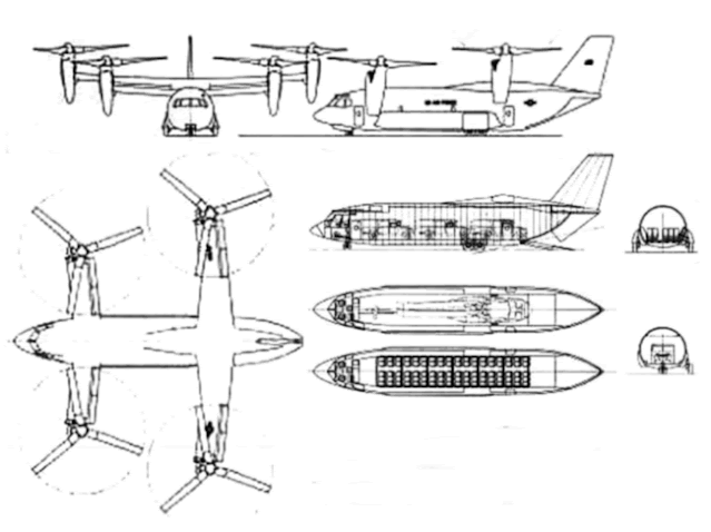 SI VIS PACEM, PARA BELLUM: Il Bell Boeing Quad TiltRotor (QTR) era un ...