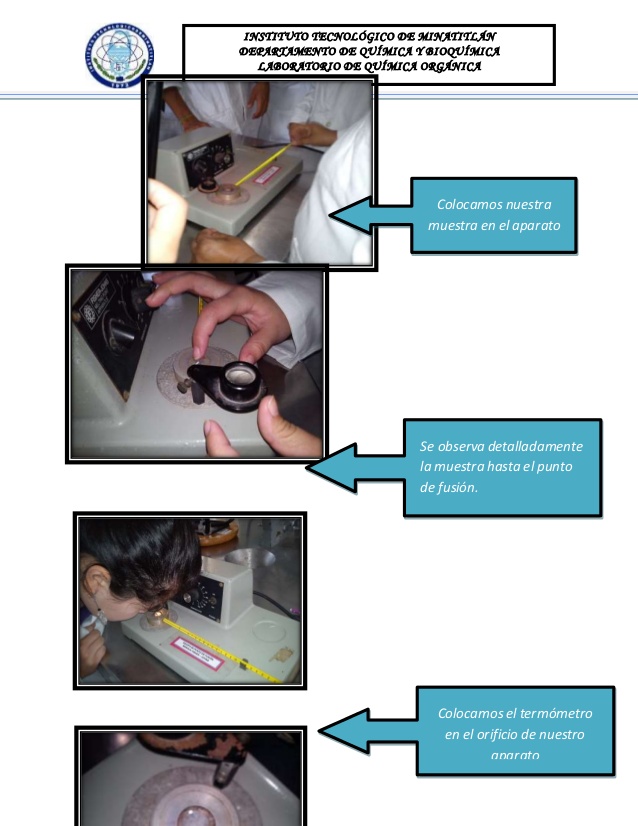 Punto de fusión por el método de Fisher-Johns