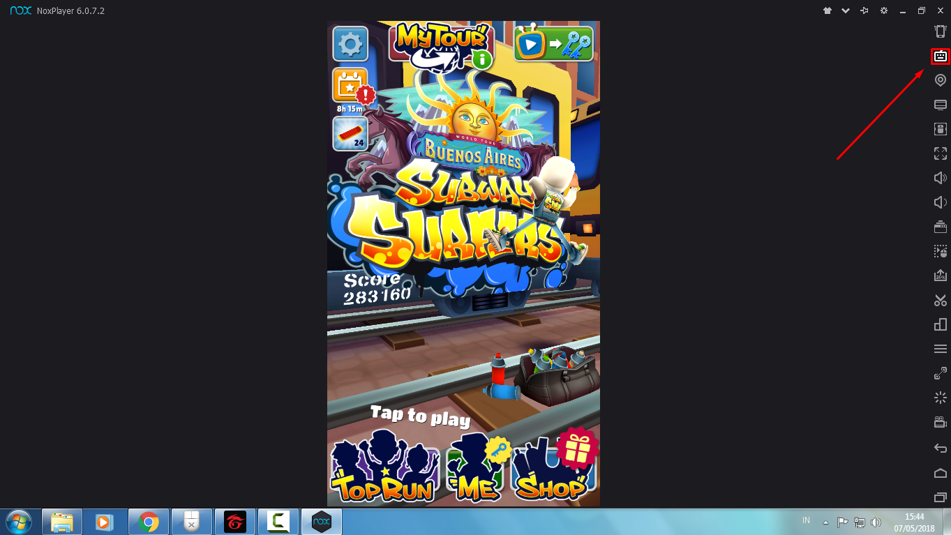 Cara Memainkan Subway Surfer Menggunakan Tombol Keyboard PC - RETUWIT