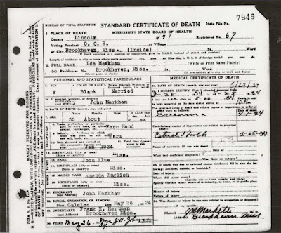 Between the Gate Posts: Monroe's Children John Markham - Child 21875-1959