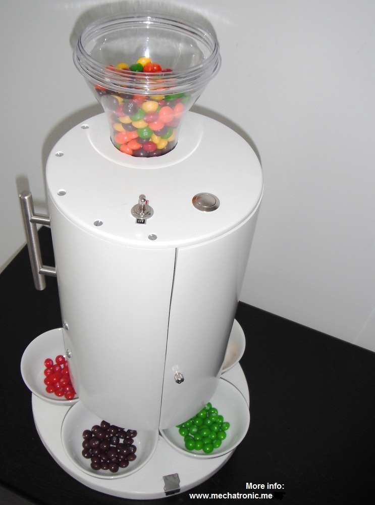Automatic Sorting of Skittles or M&Ms by Colour - Mechatronics Engineering