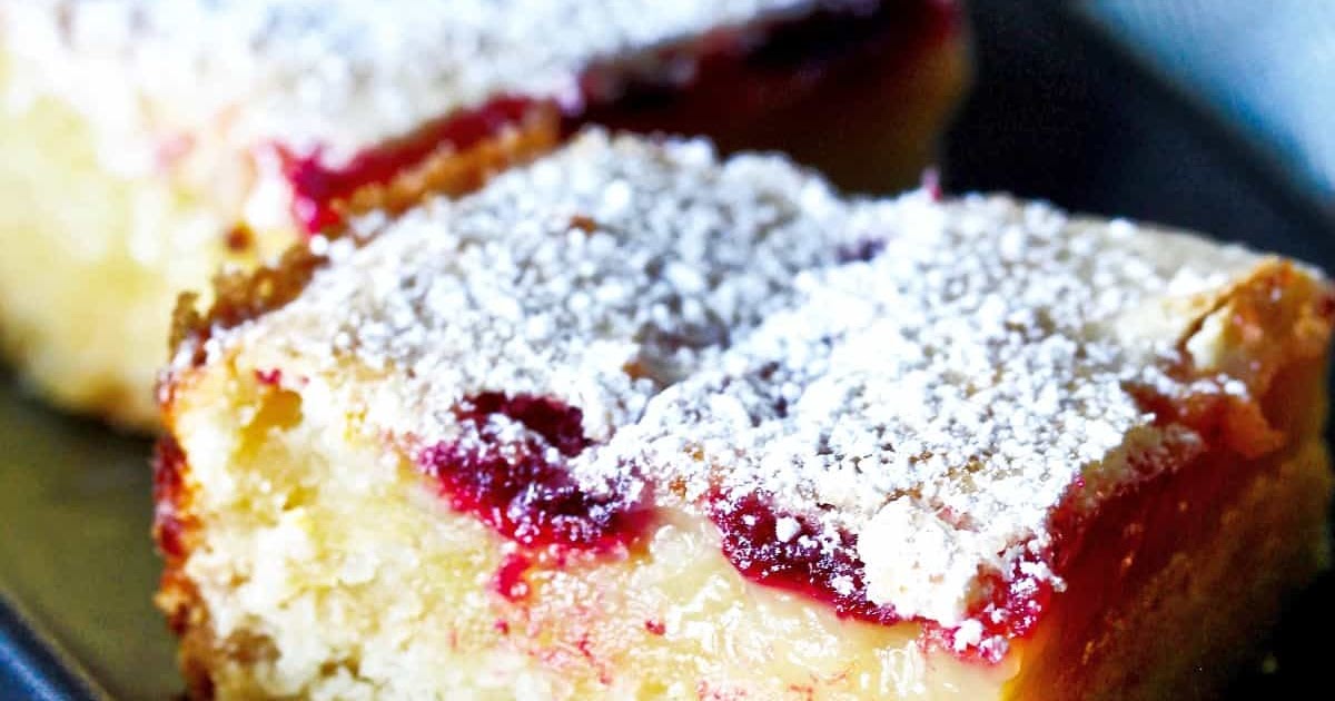 Blackberry Lemon Bars | Karen's Kitchen Stories