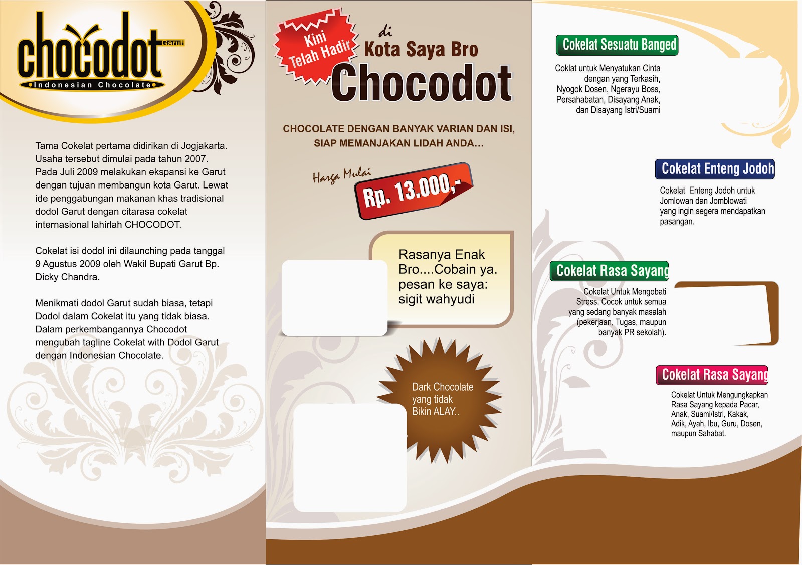 Desain Brosur Produk