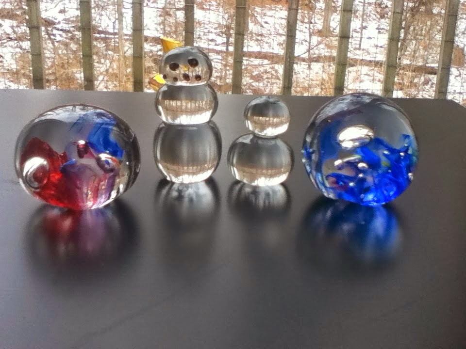 Heart of Glass - Blenko Glass: Paperweights made by V