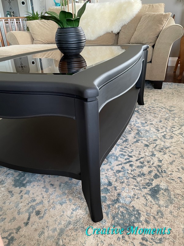 Matte Black Coffee Table